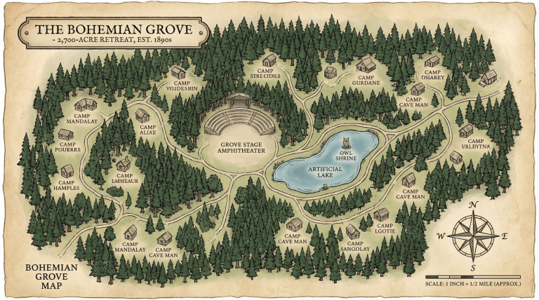 Bohemian Grove: O Acampamento Secreto dos Homens Mais Poderosos do ...